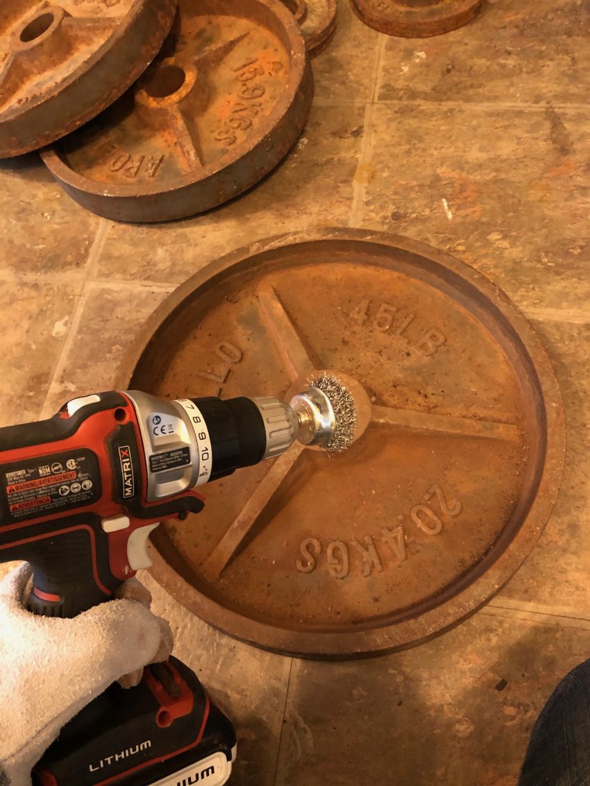 Fix rusted gym weights – Anti-random